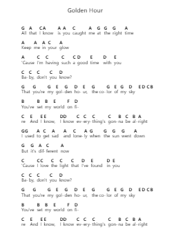 Golden Hour Piano Letters