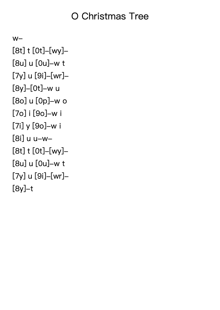 O Christmas Tree Roblox Piano Sheet by Ernst Anschütz