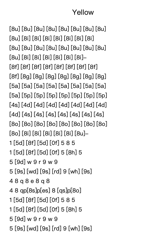 Yellow Roblox Piano Sheet by Coldplay