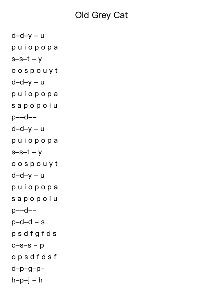 Old Grey Cat Roblox Piano Sheet by Trad. Scots-Irish reel