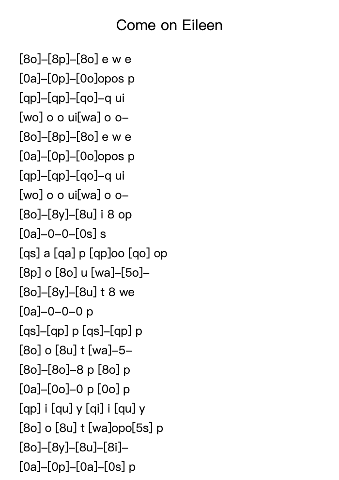 Come on Eileen Roblox piano keyboard sheets by Dexys Midnight Runners ...