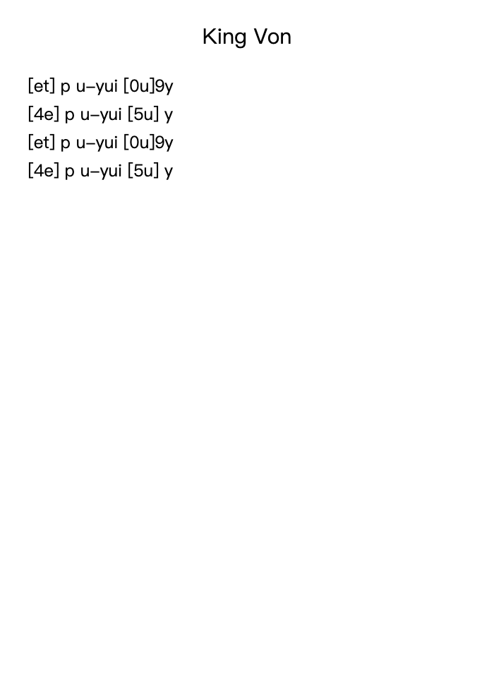 King Von Roblox Piano Sheet by King Von