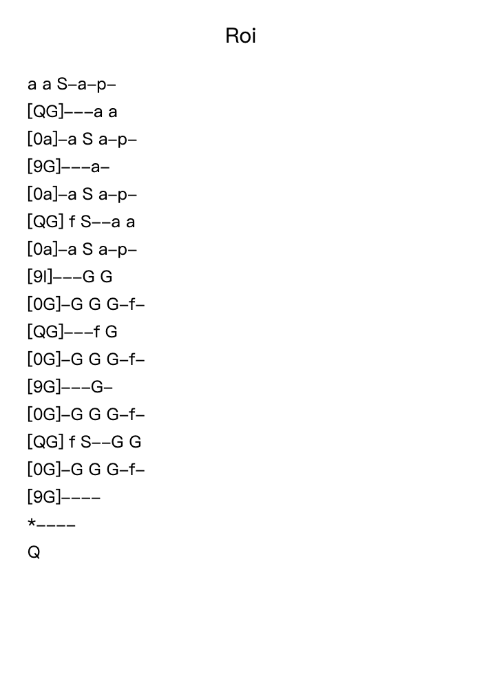 Roi Roblox Piano Sheet by Merigniespiano