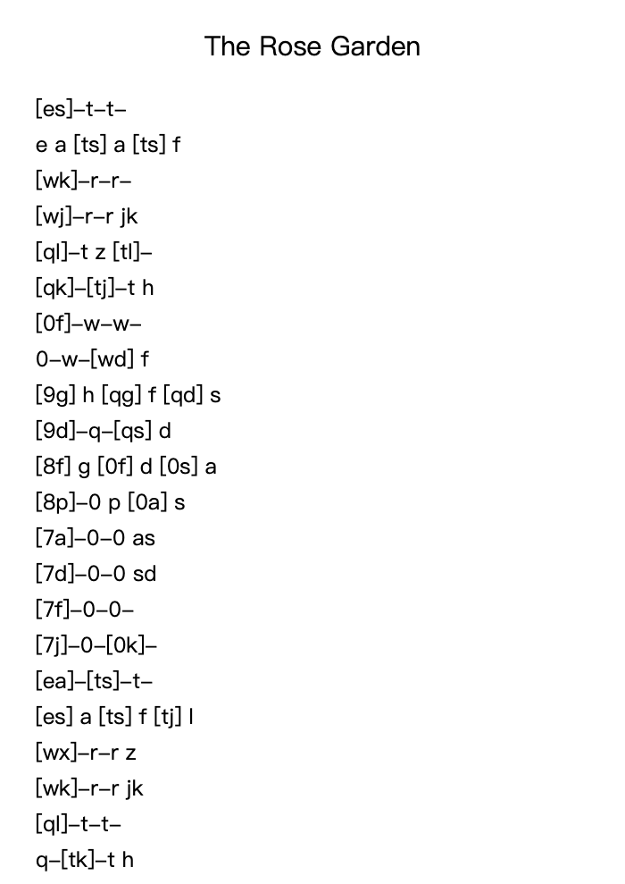 The Rose Garden Roblox Piano Sheet by dennisrokk