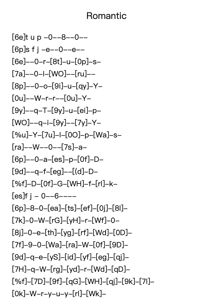 Romantic Roblox Piano Sheet by Masao Aichi