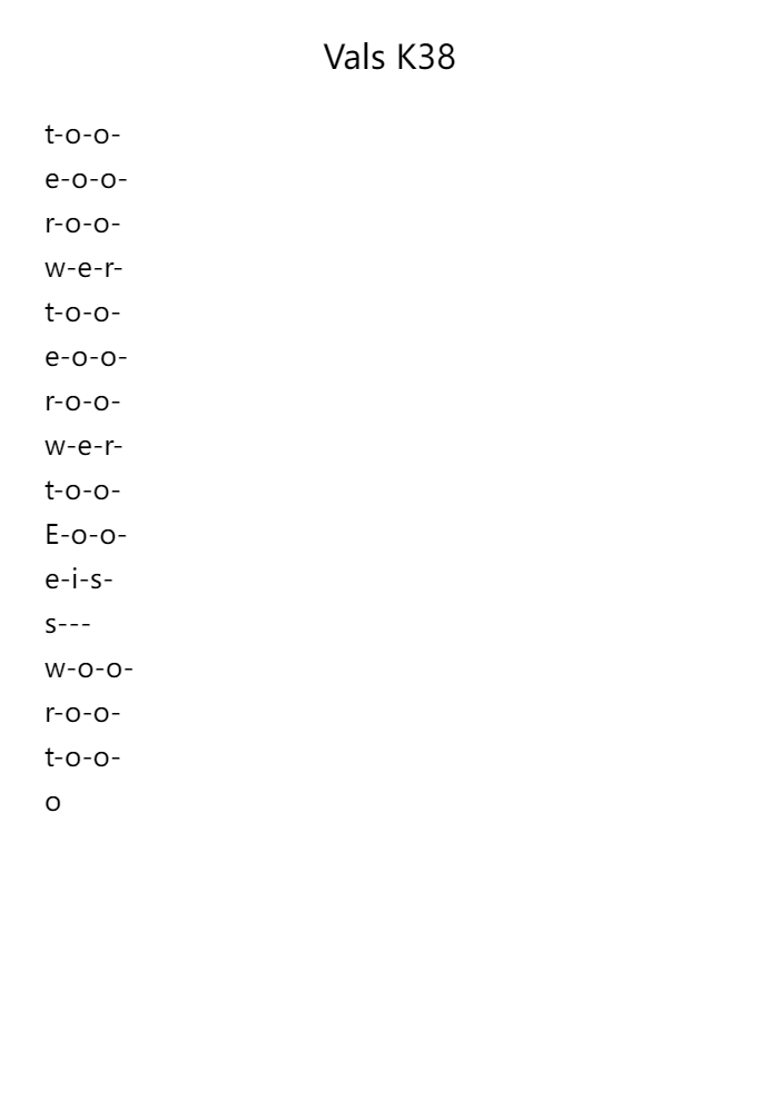 Vals K38 Roblox Piano Sheet by Robert Winston
