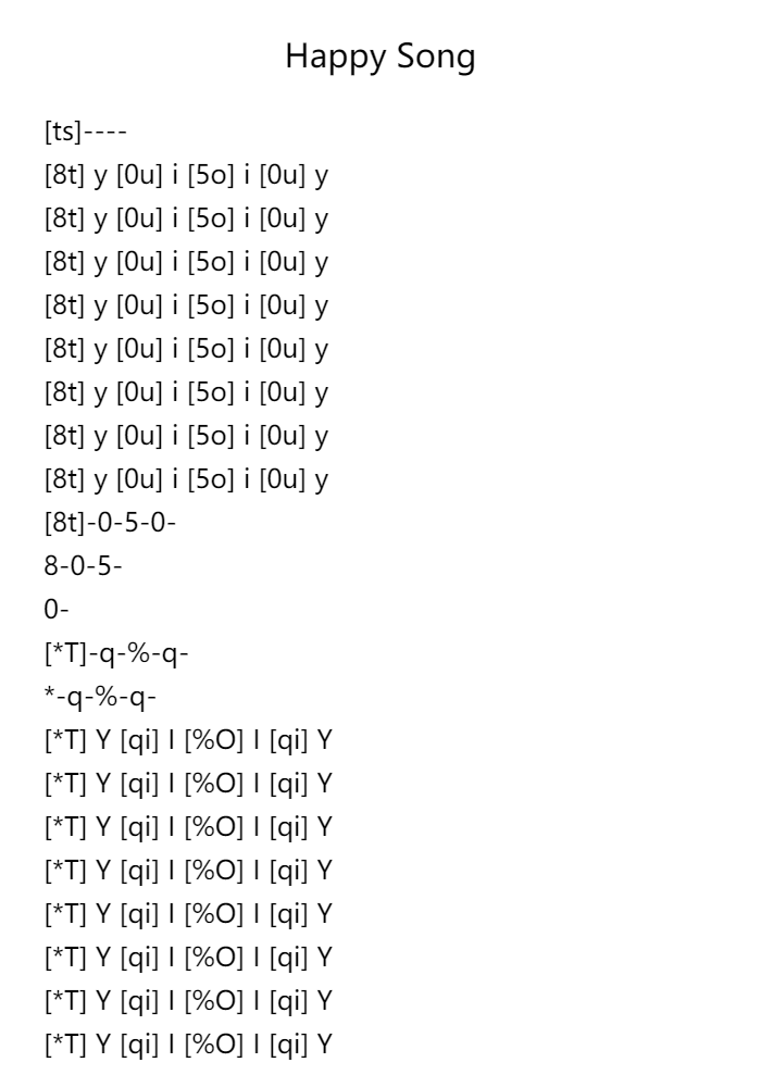 Happy Song Roblox Piano Sheet by Birdsia