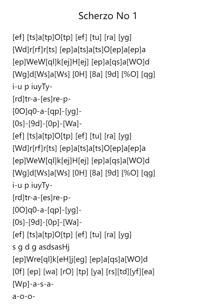 Scherzo No 1 Roblox Piano Sheet by Wilhelm