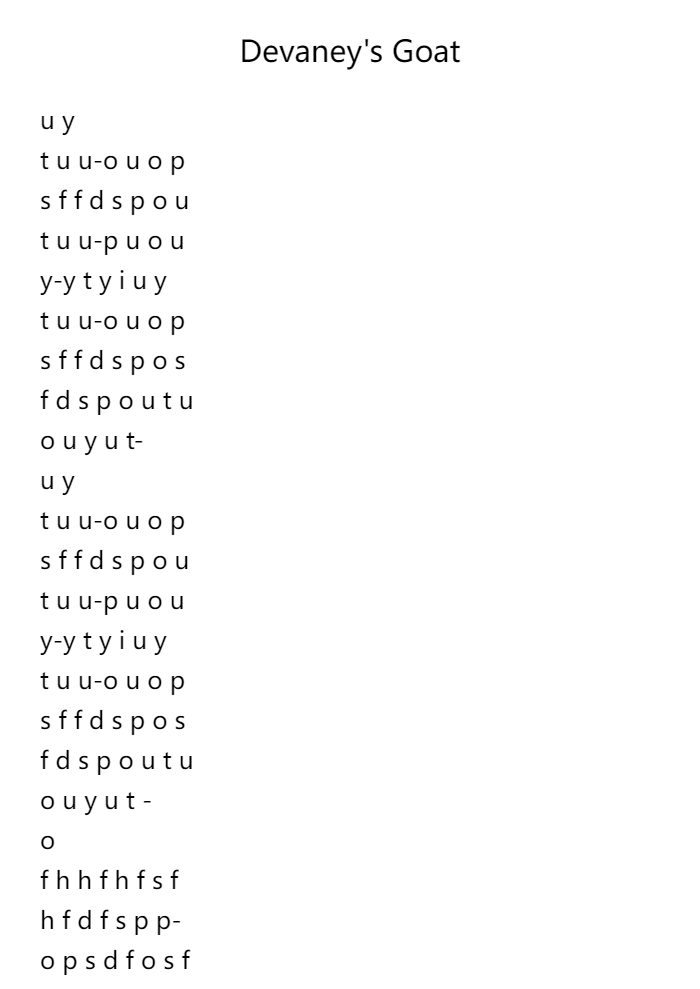 Devaney's Goat Roblox Piano Sheet by Nicole Morrow