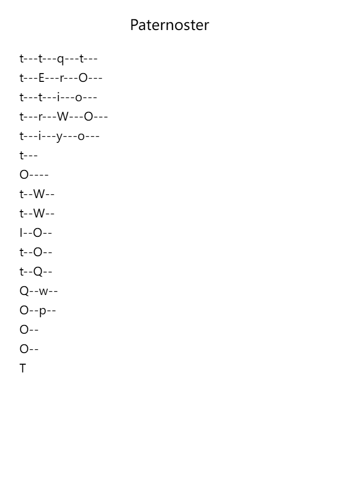 Paternoster Roblox Piano Sheet by Marisol Gentile