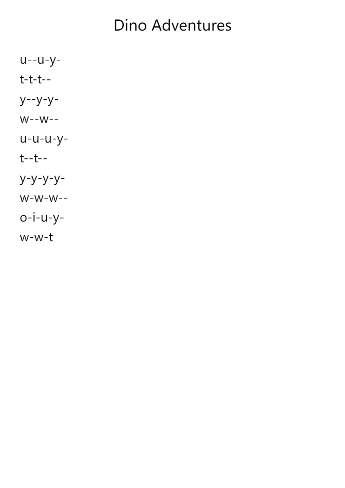 Dino Adventures Roblox Piano Sheet by Kittyko