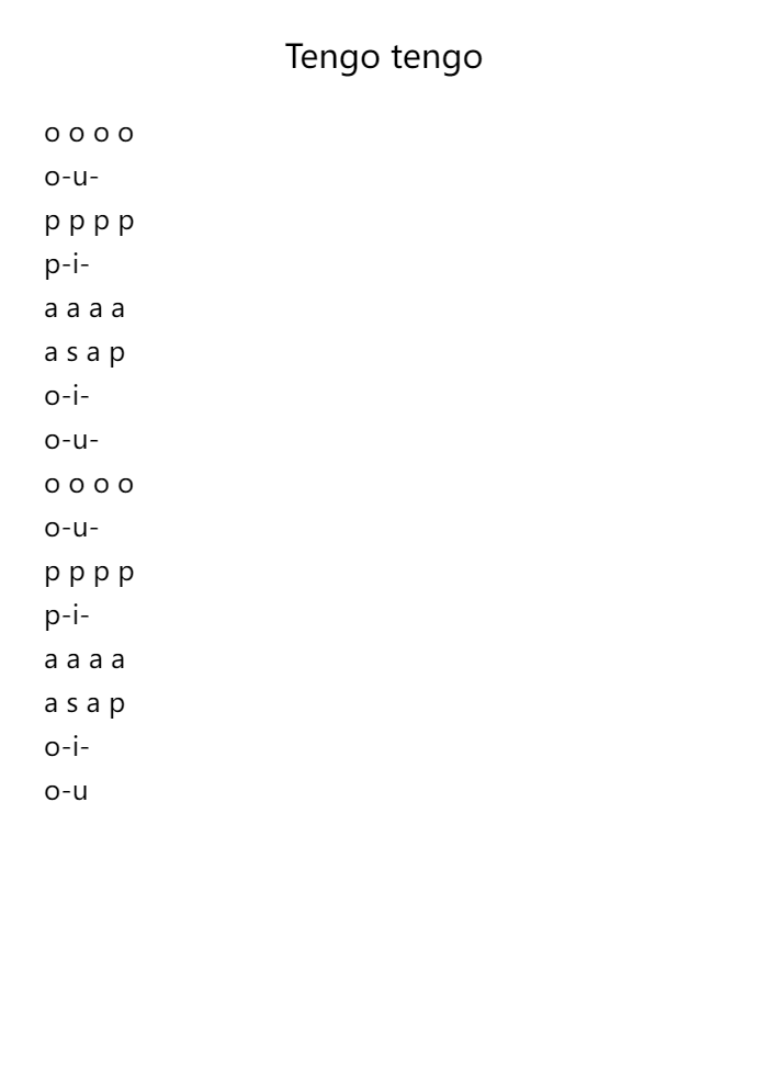 Tengo tengo Roblox Piano Sheet by palomabs