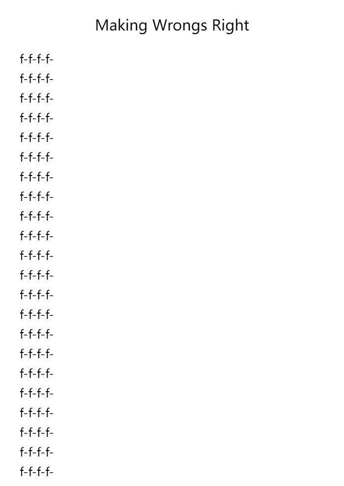 Making Wrongs Right Roblox Piano Sheet by Adam Herbst