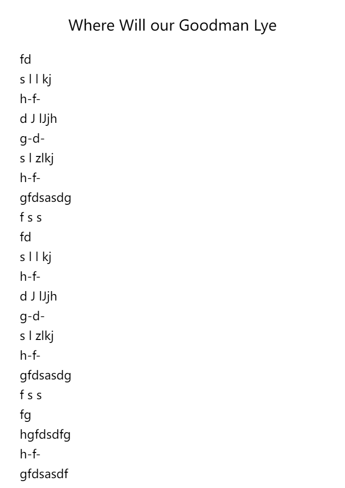 Where Will our Goodman Lye Roblox Piano Sheet by Adam Podgórski