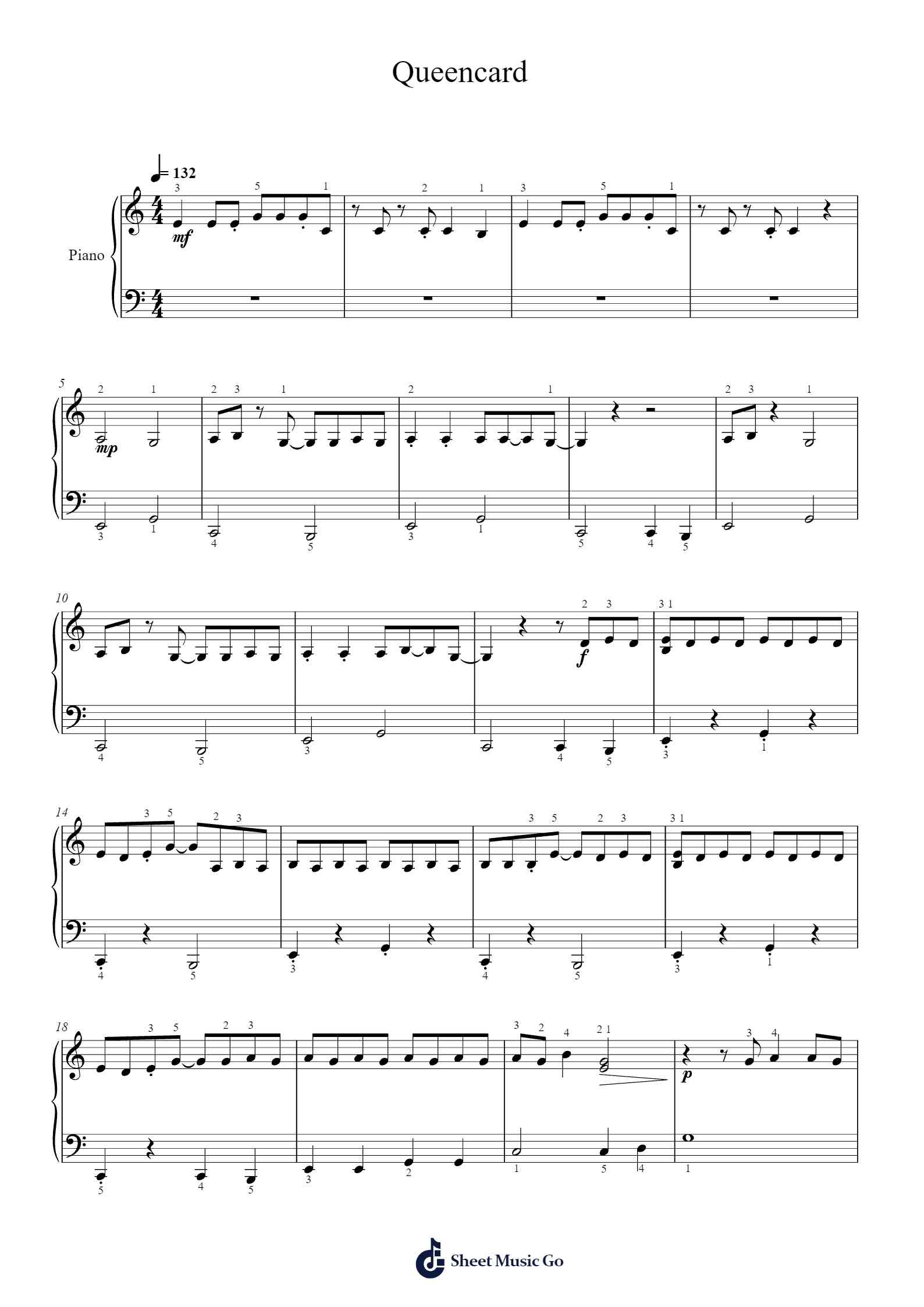 Queencard Sheet Music by (G)I-DLE-Arr.Housebuck Boylejones