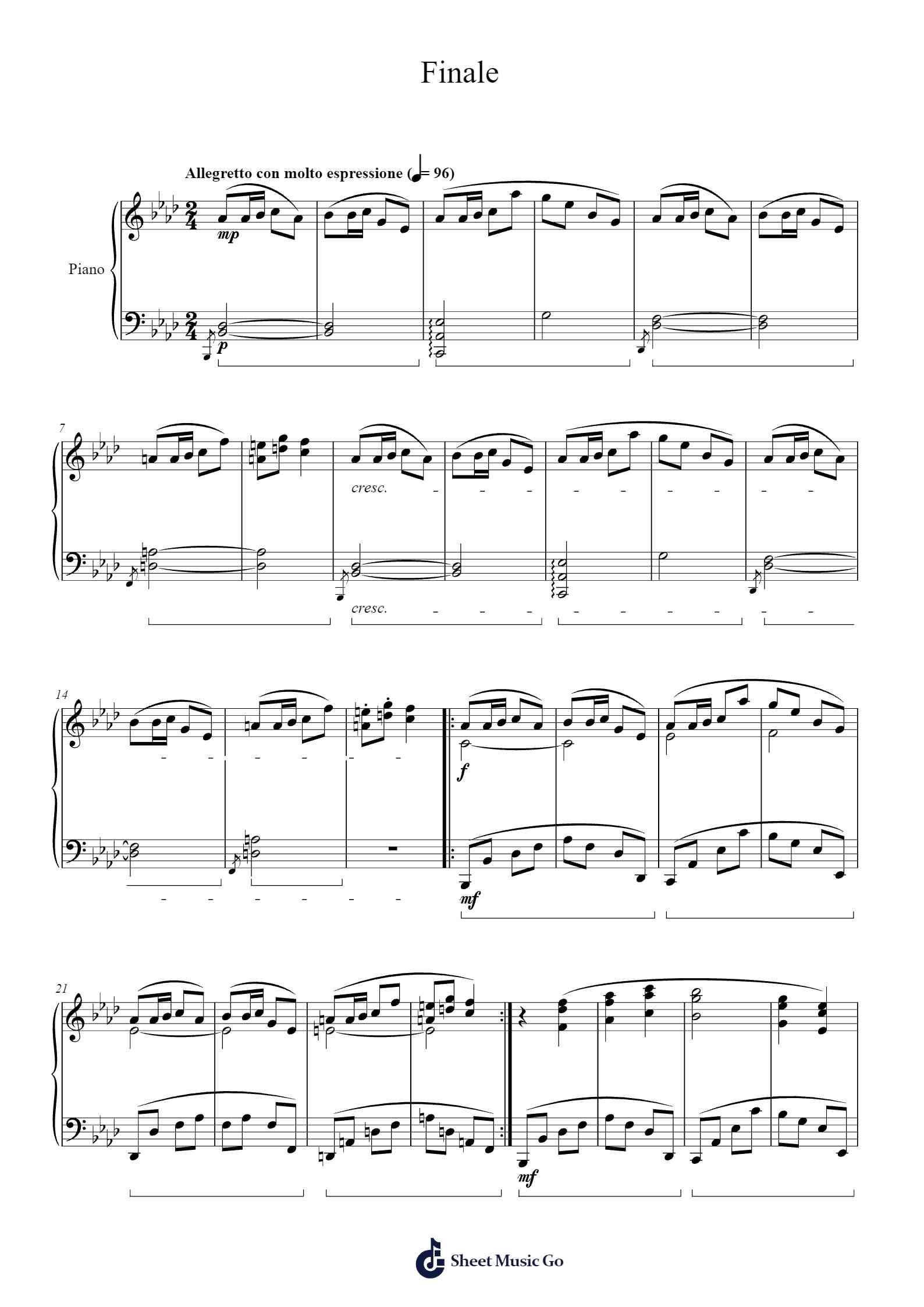 Finale Sheet Music by Toby Fox-Arr.Evejob