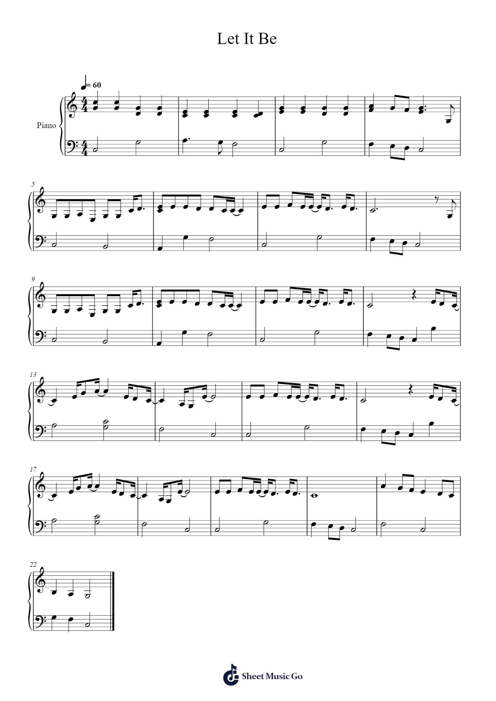 Disney Pixar Up - Main theme Sheet Music by -Arr.Faulkvan